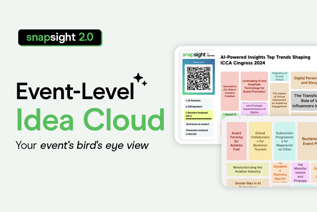 Event-Level Idea Cloud: Spot the Biggest Ideas at Your Event, As They ...