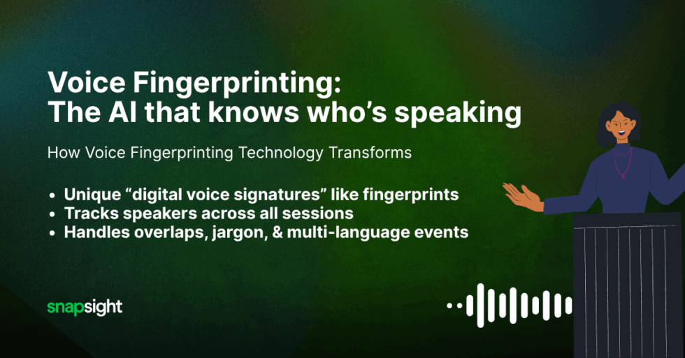 Voice Fingerprinting & Speaker Recognition: Solving Event Speech ...